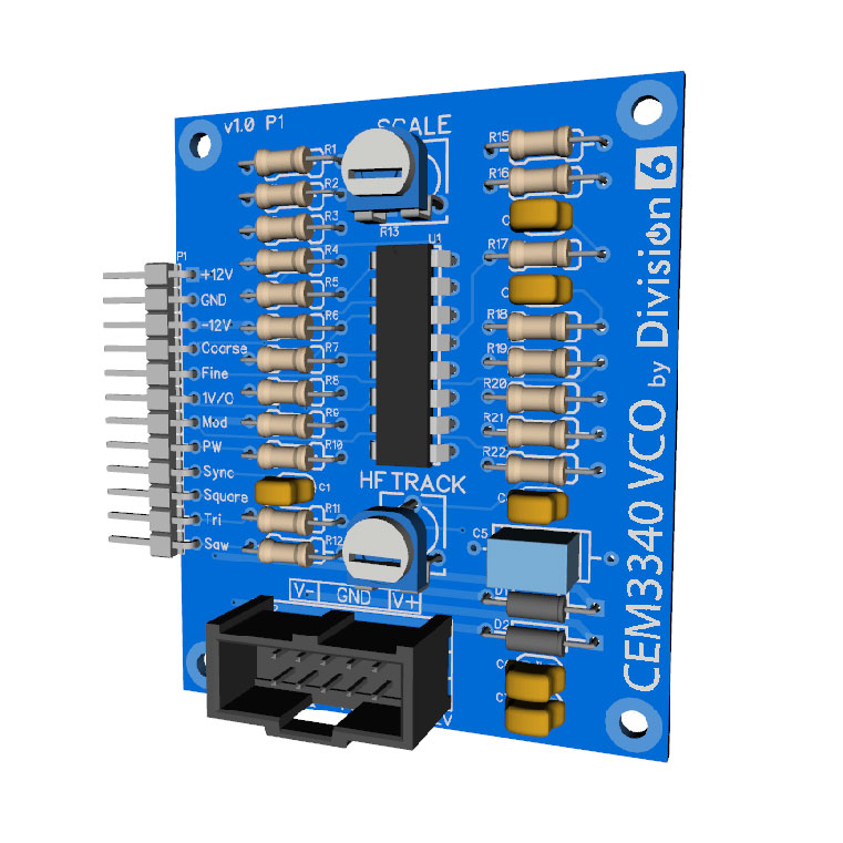CEM3340 VCO – Division 6
